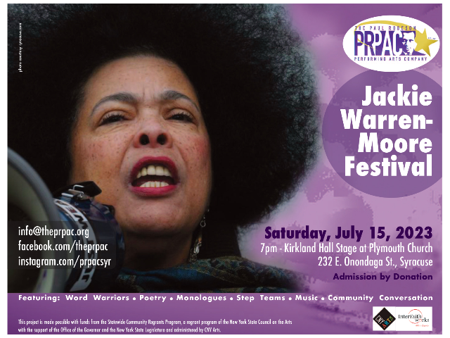 PRPAC presents The Jackie Warren-Moore Festival | Downtown Committee of Syracuse